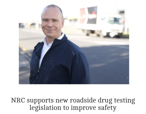 Roadside drug testing with TDDA support NRC